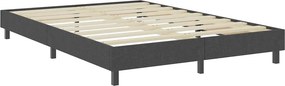 Postel boxspring šedá textil 180 x 200 cm 287458