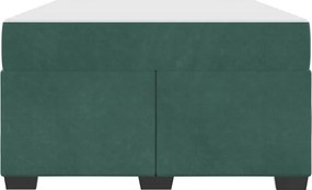 Rám postele s matrací Tmavě zelená 120 x 200 cm textil 3399287