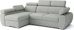 Sedací souprava BASTON | 170x255 cm | rozkládací + úložný prostor | aragon 90 šedá