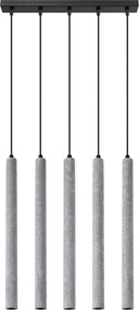 Sollux Lighting Závěsné svítidlo PASTELO 5L betonové
