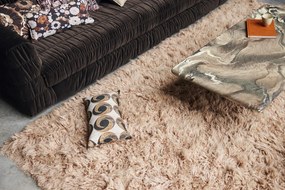 Růžový nadýchaný vlněný koberec Fluffy rug soft pink - 200*300 cm