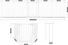 Bezpečnostní zábrana 2v1 Guardian 6.0 bílá