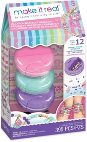 _Ostatní 1_ MAKE IT REAL Macaron box na výrobu náramků dětský kreativní set 131718