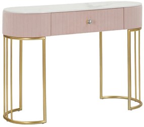 Designová konzole Hadassah 100 cm růžová