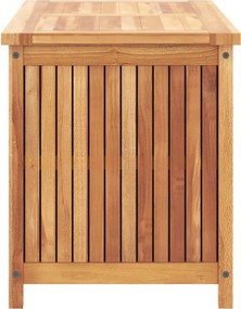 Zahradní úložný box 90 x 50 x 58 cm masivní teakové dřevo 315380