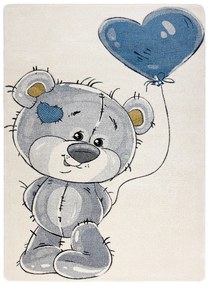 Dywany Łuszczów, Dětský kusový koberec Petit E1593 Teddy bear cream, 140x190, šedá, dětský pokoj