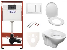 Cenově zvýhodněný závěsný WC set TECE do lehkých stěn / předstěnová montáž+ WC S-Line S-line Pro SIKOTSD0