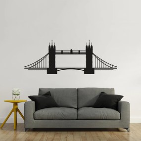 Samolepka na zeď - Tower Bridge (60x22 cm) - PopyDesign