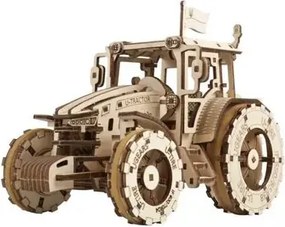 Ugears 3D dřevěné mechanické puzzle Traktor vítězí / od 14 let / 272 d