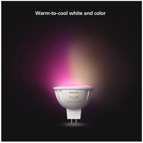LED RGBW Stmívatelná žárovka Philips Hue WACA GU5,3/MR16/6,3W/12V 2000-6500K