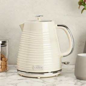 Krémová plastová rychlovarná konvice 1,7 l Devon – Haden