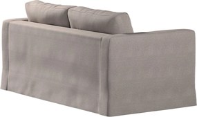 Potah na pohovku IKEA  Karlstad 2-místná , nerozkládací, dlouhý barva béžová látka pletený vzor