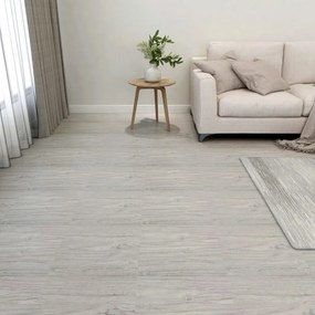 Samolepicí podlahové desky 55 ks PVC 5,11 m² světle šedé,  324661