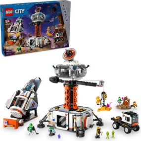 Lego stavebnice lego city 60434 vesmírná základna a startovací rampa pro raketu