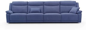 Pregio Italia sofa&relax Velká sedací souprava Comfort Provedení: 3 + R + 3, Vzorník látek: tekno fibra 26 dark green