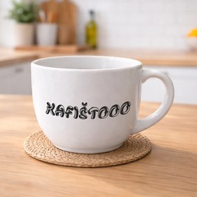 KAFIŠTOOO - MEGA XXL keramický hrnek 1000 ml