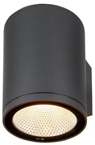 SLV Enola Round L, venkovní nástěnné svítidlo, LED 35W 3000/4000K, antracit, výška 21,8cm, IP65