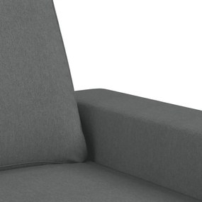 2dílná sedací souprava tmavě šedá textil 3201899