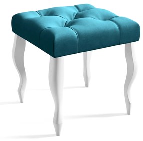 Malá čalouněná lavice 40x40 cm Elio Barva: Modrá - Trinity 13