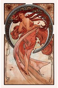 Reprodukce obrazu Alfons Mucha - Dance, 40 x 60 cm