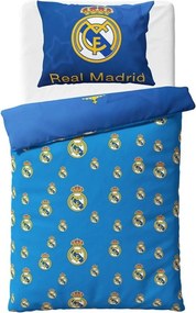 Bavlněné ložní povlečení FC Real Madrid - Blue Stars - rozbalené
