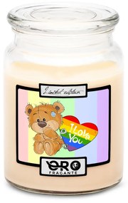 Svíčka LGBT I love you (Vůně svíčky: Vanilka)