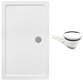 BPS-koupelny Obdélníková akrylátová sprchová vanička HYD-OSV-SILK 130x90 bílá