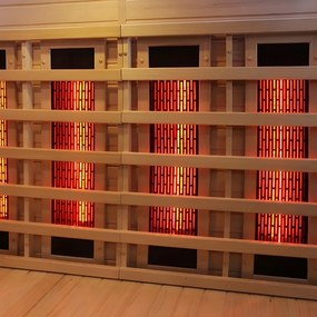 BPS-koupelny Kombinovaná sauna 2v1  - Infrasauna + finská sauna 150x150, 4-5 osob