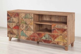 Designový TV stolek Aaralyn II 160 cm borovice atlantská