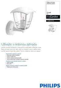 Venkovní nástěnné svítidlo Philips Creek 15380/31/16 bílé