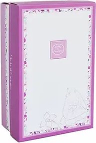Doudou Dárková sada - Plyšové chrastítko králíček 19 cm / od 0 let