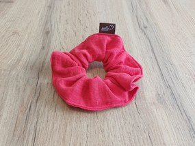 Mušelínové gumičky do vlasů Barva: Jahodová