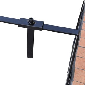 vidaXL Marketos Závěsný stolek na balkon terakota mozaika