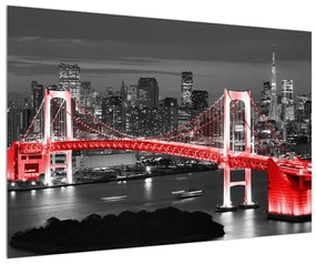 Moderní obraz mostu (90x60 cm)