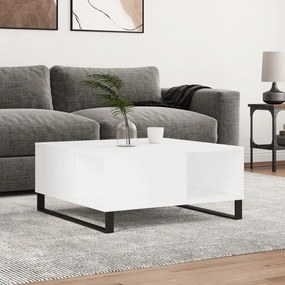 vidaXL Konferenční stolek bílý 80 x 80 x 36,5 cm kompozitní dřevo