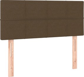 vidaXL Box spring postel s matrací 80 x 200 cm textil [3130228] Barva: krémová
