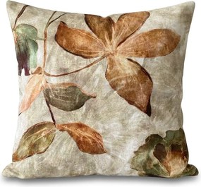 Kvalitex Povlak na polštář saténový Podzimní herbář 50x50cm