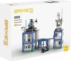 BRIXIES Plus 222.403 Policejní stanice s vrtulníkem a vozidlem