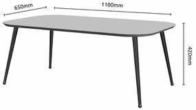 Konferenční stolek GALET - KLS/GT - Bílá lak mat