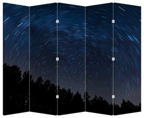 Paraván - Noční obloha (225 x 180 cm)