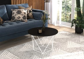 ADRK Furniture Konferenční stolek LIAM CT-LIA-W-B