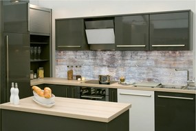 DIMEX | Fototapeta do kuchyně Stará betonová zeď KI-260-297 | 260 x 60 cm | šedá