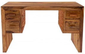 Indický nábytek - Psací stůl Kali 130x76x70 z indického masivu palisandr Only stain