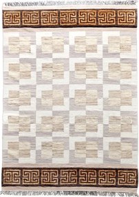 Ručne viazaný kusový koberec Dante DESP P90 Marble Gold, 240x300, béžová, obývacia izba, Diamond Carpets India