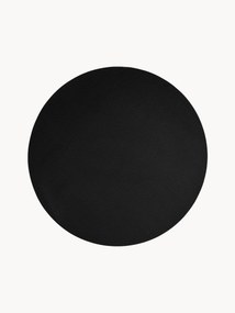 Sada kulatých prostírání z imitace kůže Pik, 2 díly