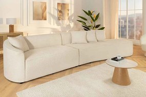 Designová sedačka Pasquale 330 cm béžová