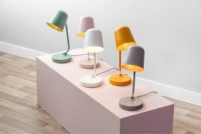 Okrově žlutá kovová stolní lampa (výška 38,5 cm) Encantar – Leitmotiv