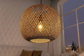 Designové závěsné svítidlo Lorelei 45 cm bambus