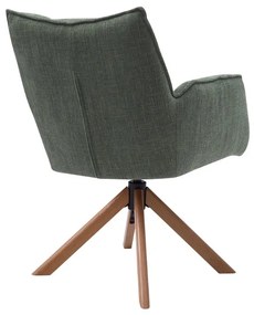 Designová otočná židle Callahan II lesnická zelená