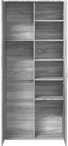 Skříň highboard šedá sonoma 80 x 35 x 180 cm kompozitní dřevo 3276656